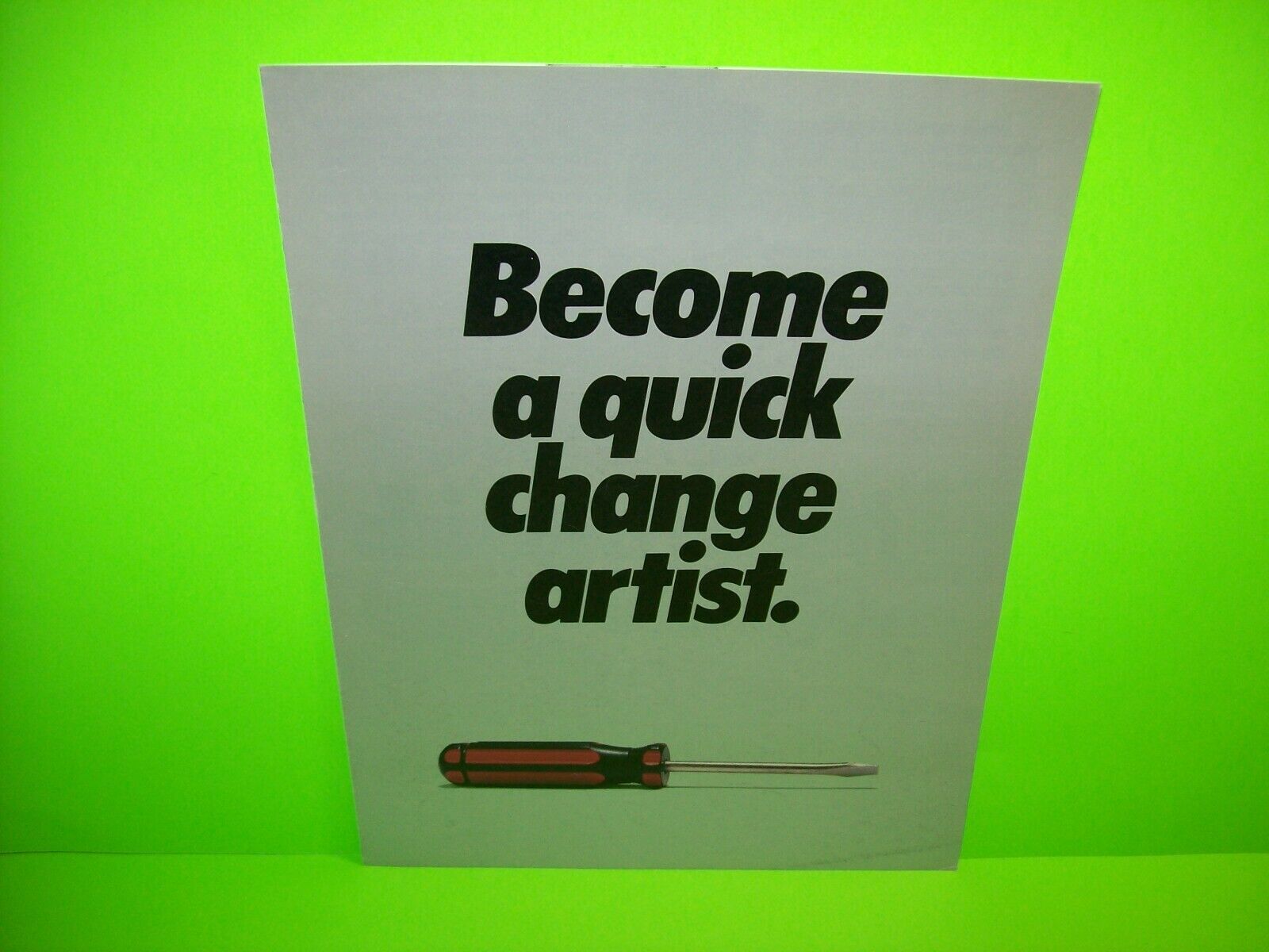 Nintendo VS System Foldout FLYER 1985 Original Video Game Art Sheet ...