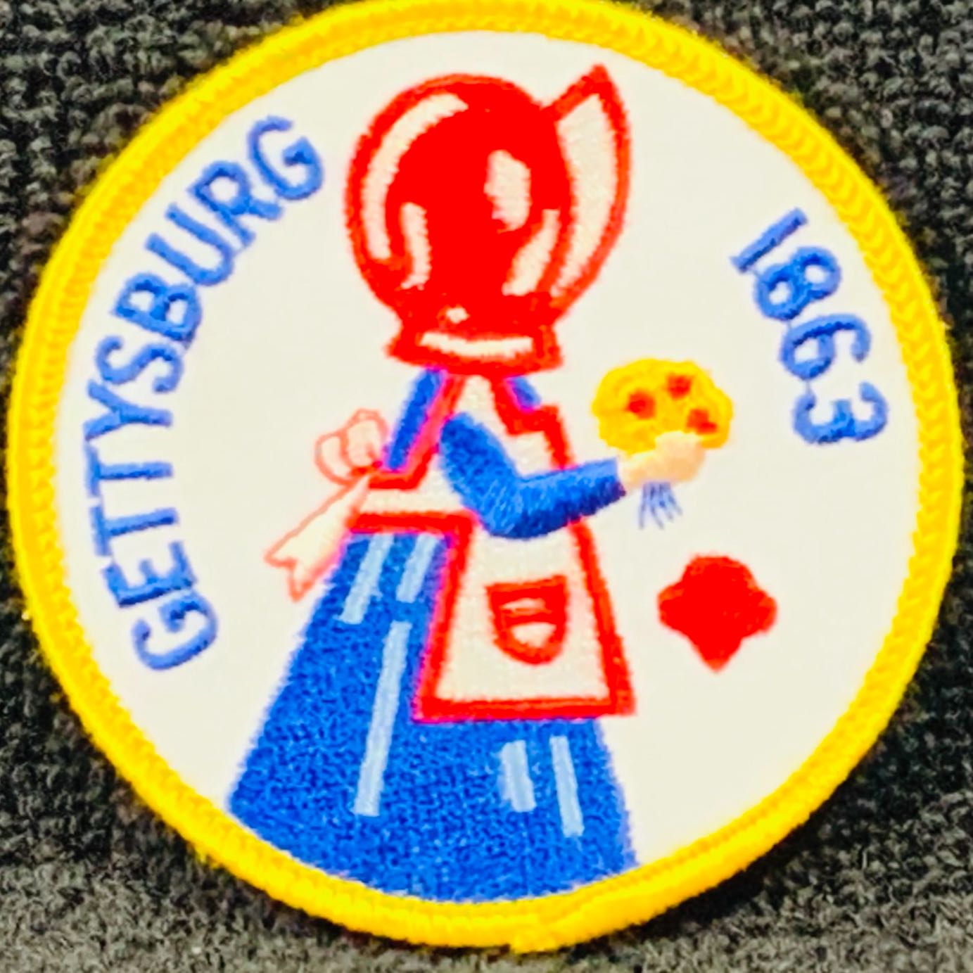 Vintage Scouting Fun Patch: Gettysburg 1863