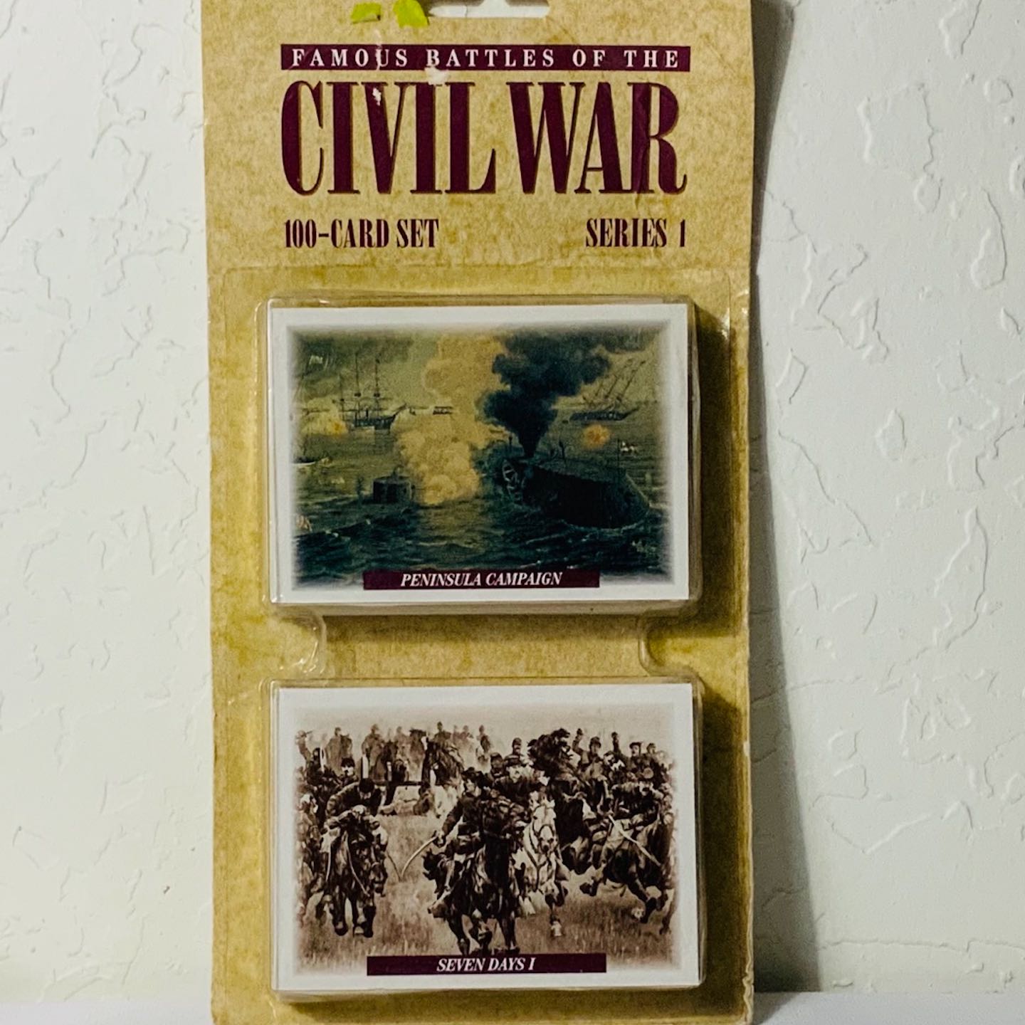 Vintage 1991 Famous Battles of The Civil War 100 Card Set Series #1 ...