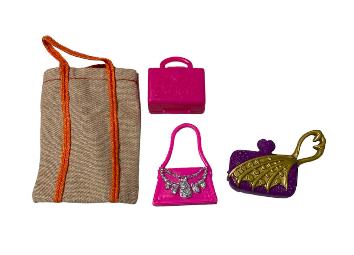 Barbie Purses Lot Of 4 Replacements