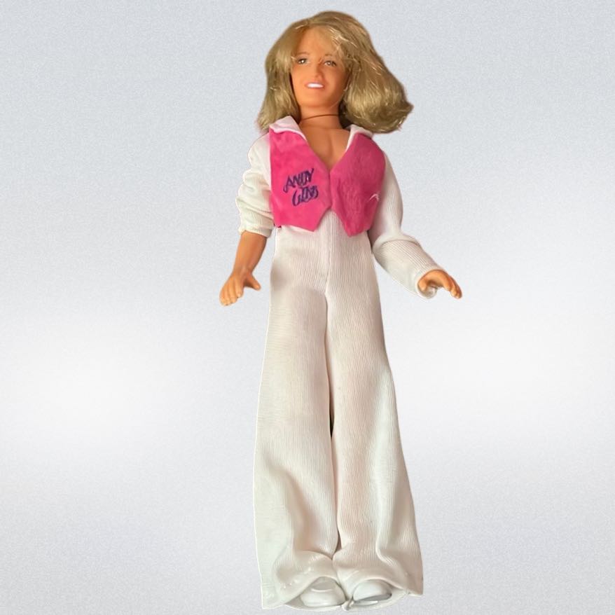 Vintage 1979 Ideal Andy Gibb Bee Gees 7” Doll ~disco