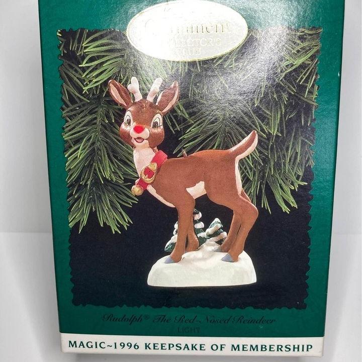 Hallmark Keepsake Rudolph Christmas Ornament Lighted