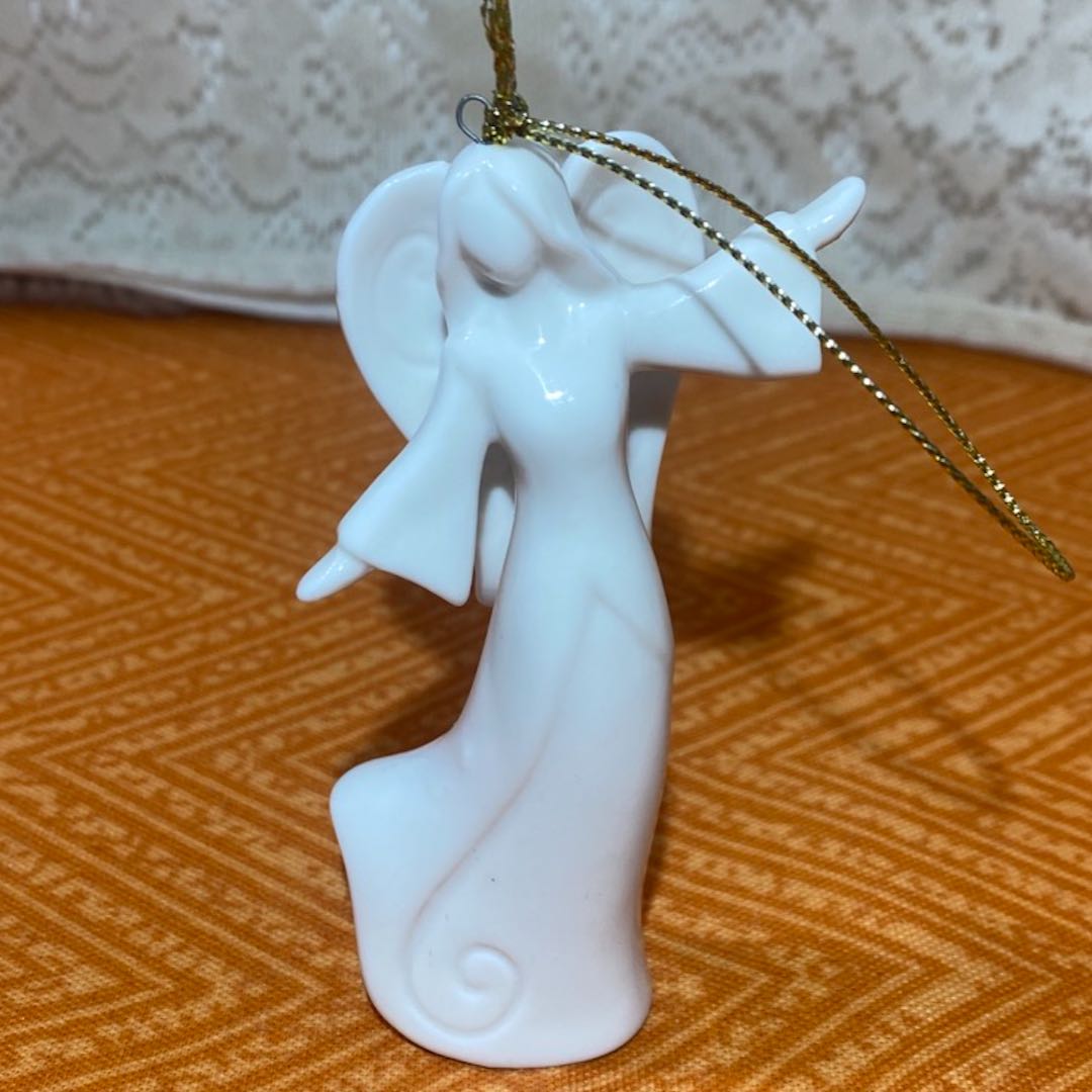 Porcelain ANGEL Ornament