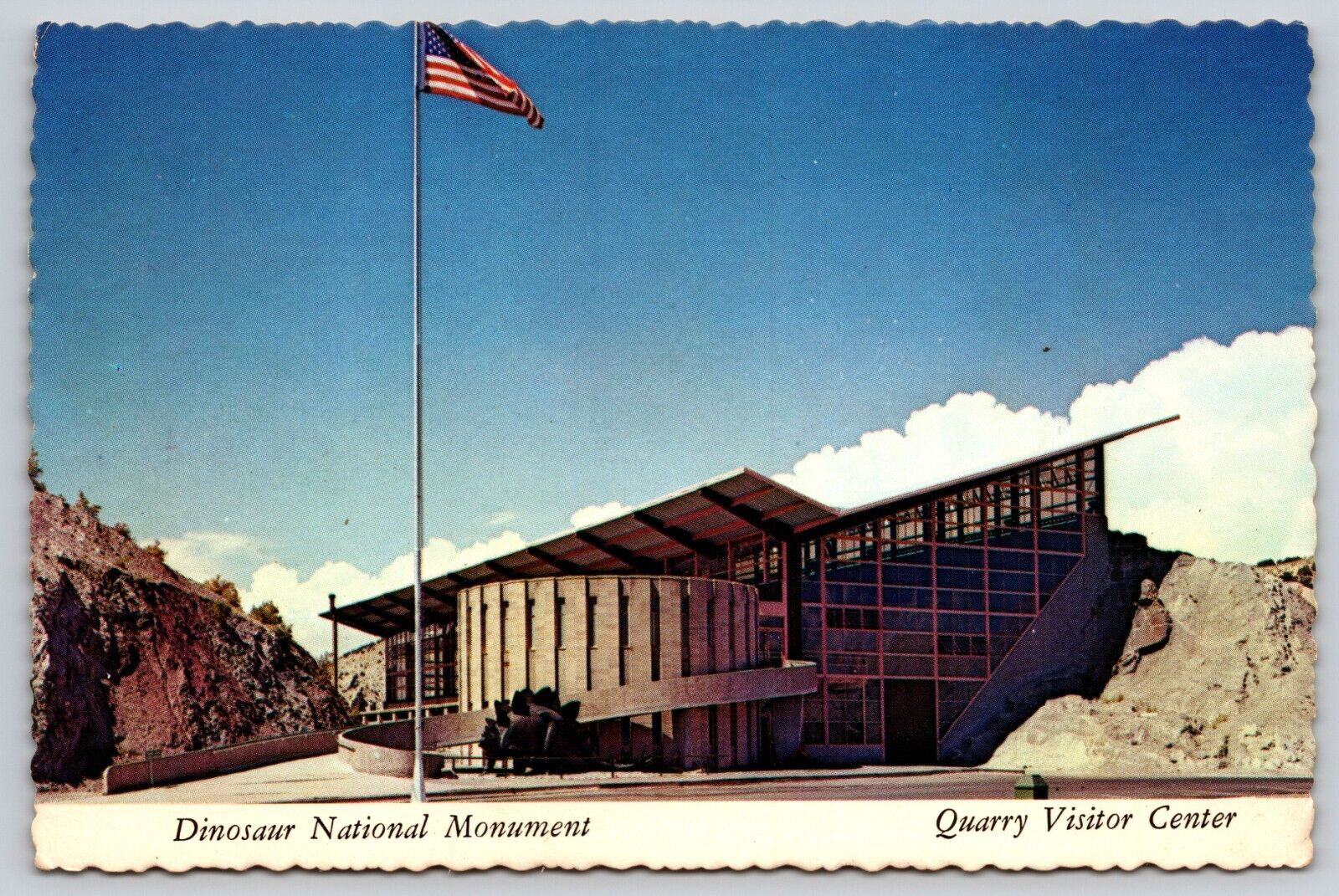 Postcard Quarry Visitor Center Dinosaur National Monument Utah