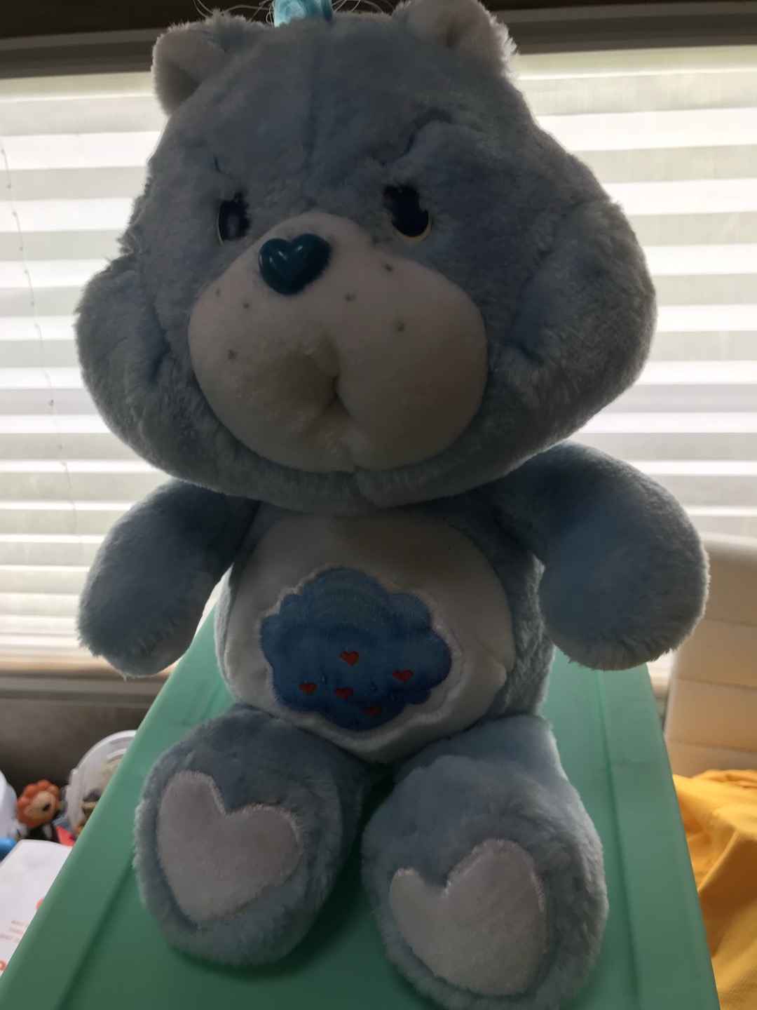 Care Bears Grumpy Bear Plush 80s Toy