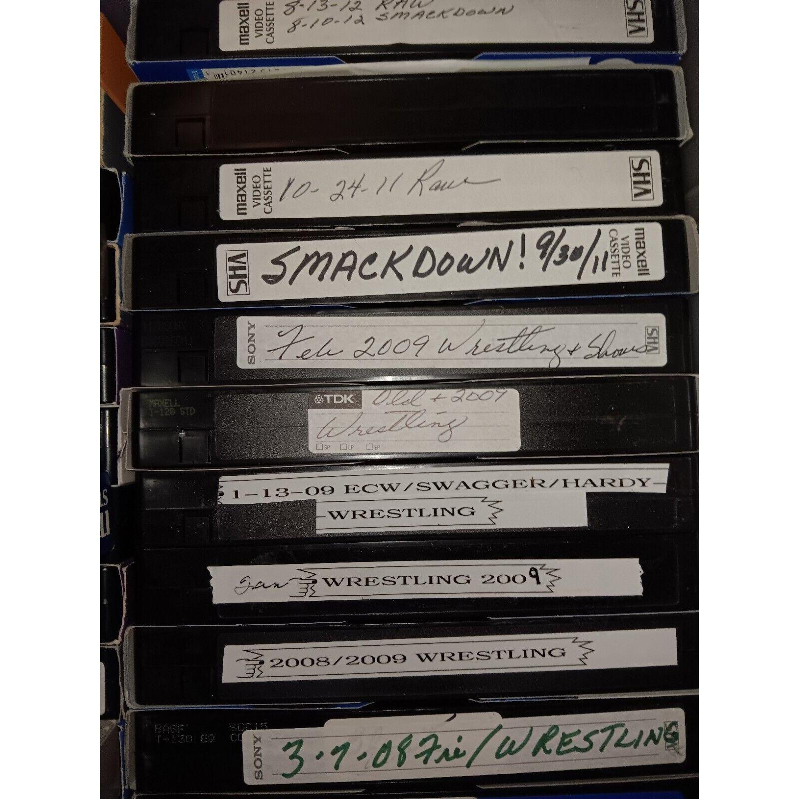 WWE VHS Wrestling Tapes 2000s