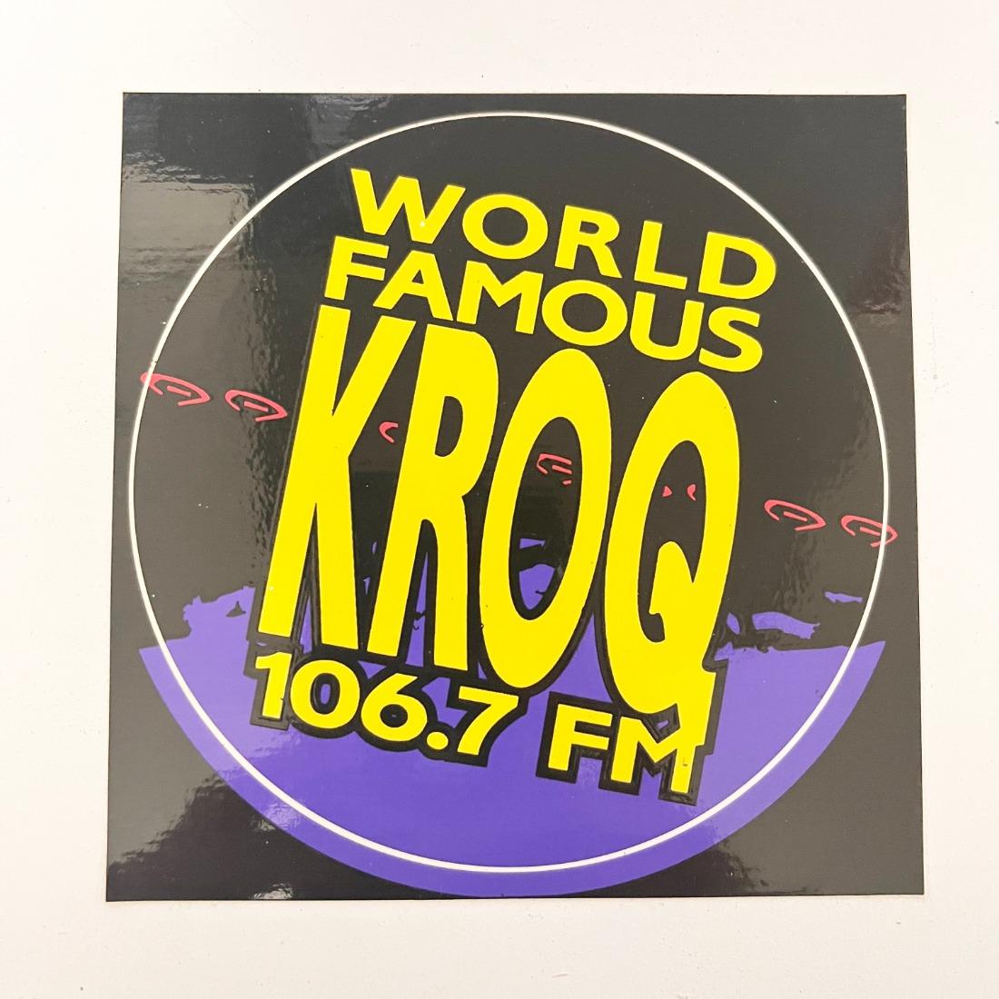 KROQ Sticker Decal Tower Records Promo for Lucy's Fur Coat CD Vintage 1990s