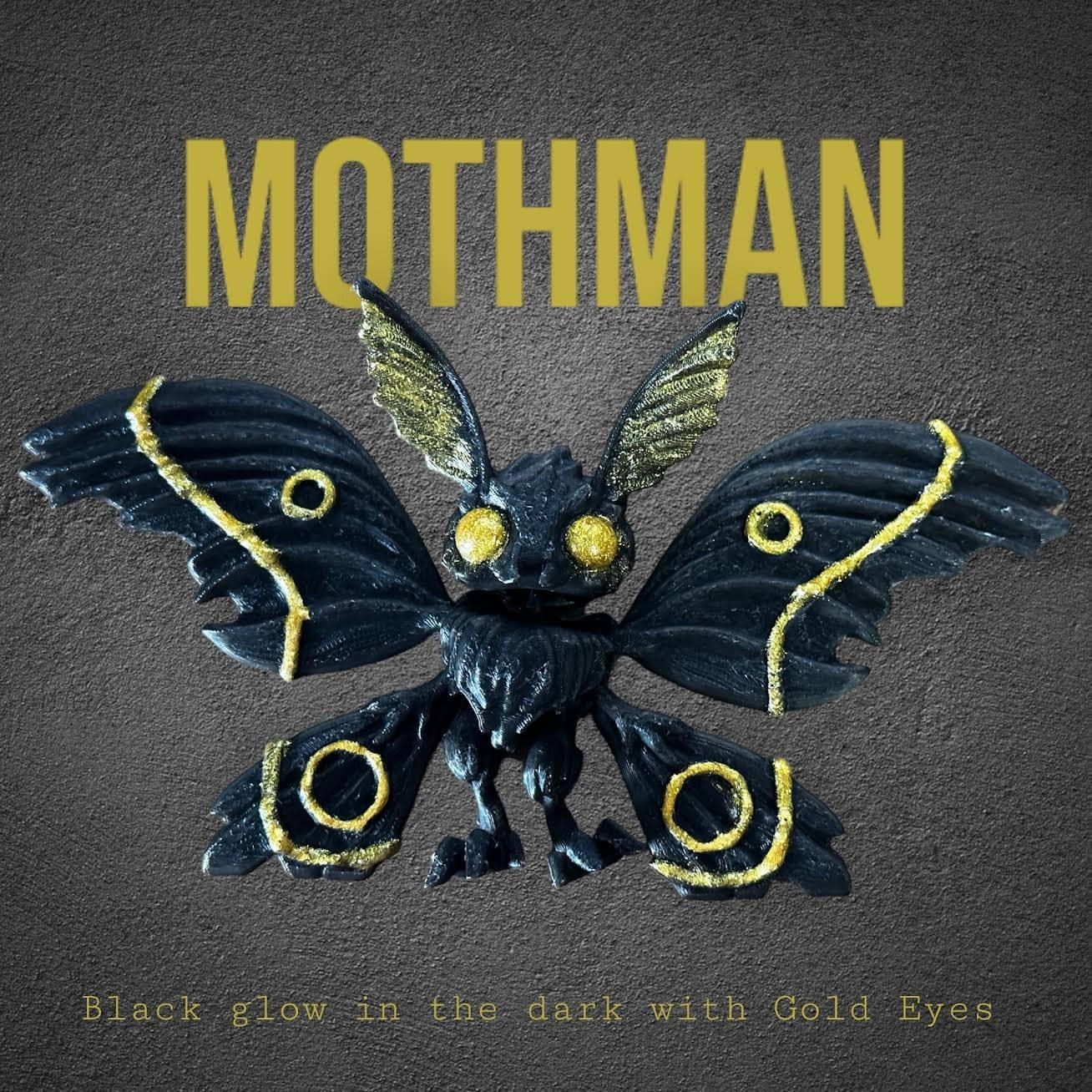 Moth Man - Hand Painted & Fully Articulating