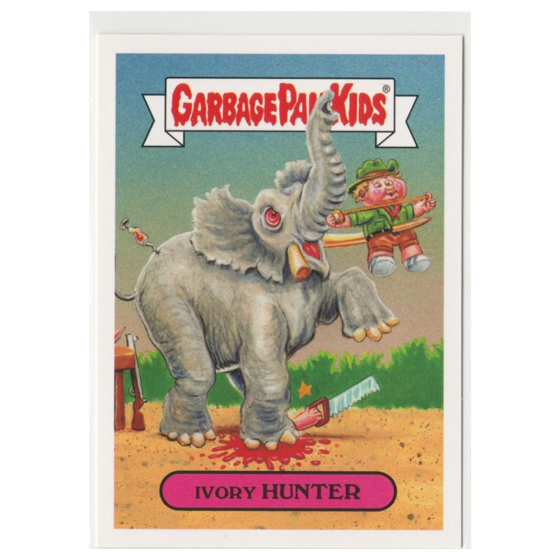 Garbage Pail Kids Ivory Hunter #6b 2017 Adam-Geddon GPK 0118