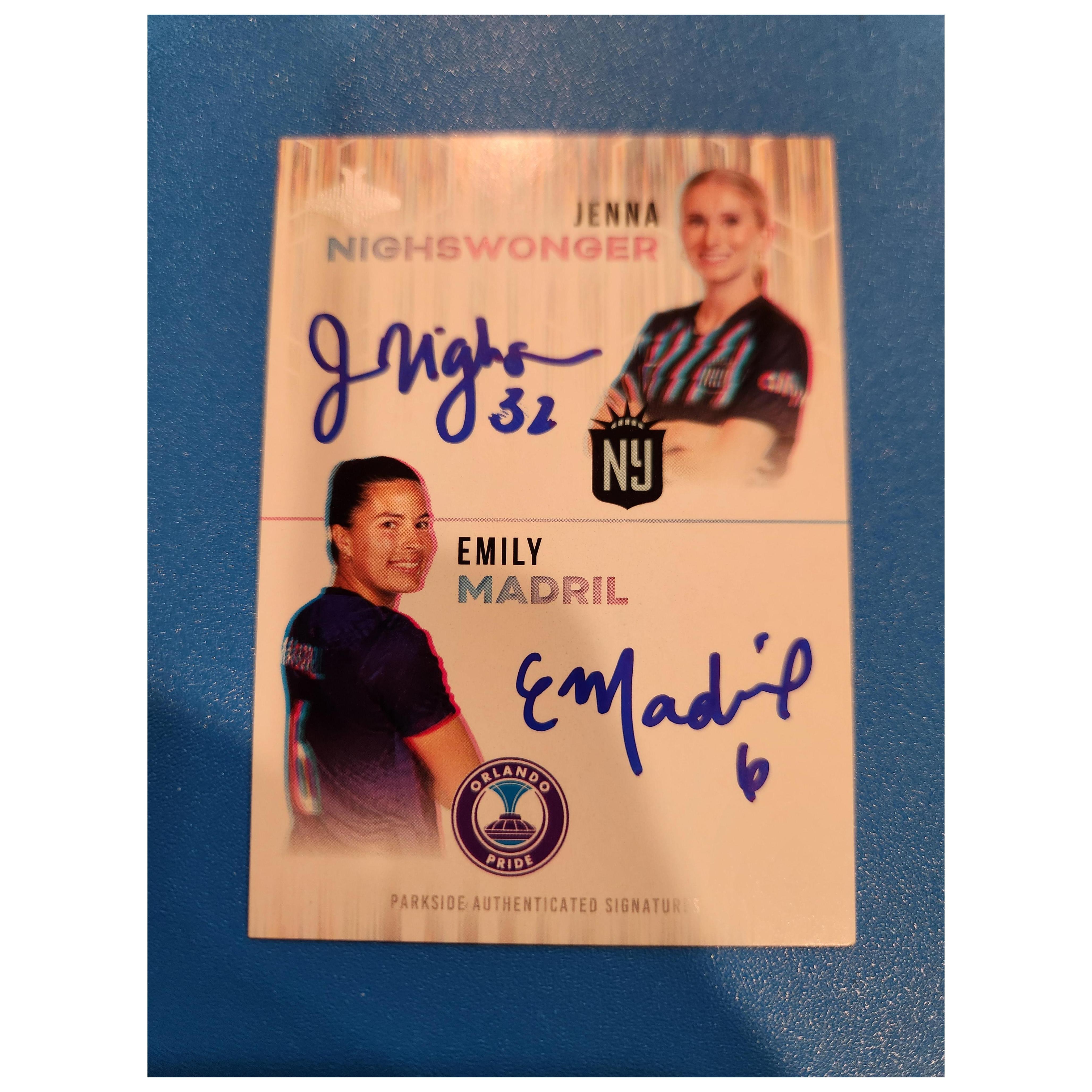 2023 Parkside Vol 2 Jenna Nighswonger And Emily Madril Dual Autograph