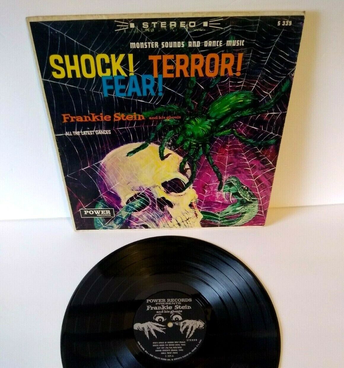 Shock Terror Fear Frankie Stein & His Ghouls Vinyl LP Record Horror ...