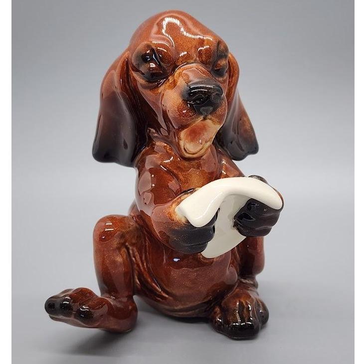 Vintage Goebel West Germany Singing Hound Dog Figurine #33136