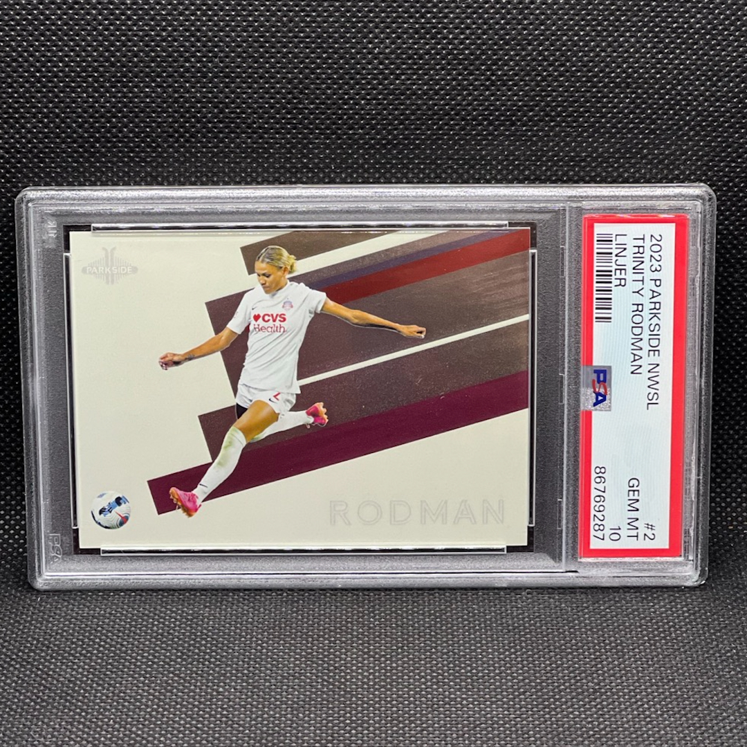 Trinity Rodman 2023 NWSL Parkside Linjer /100 PSA 10 Soccer Card