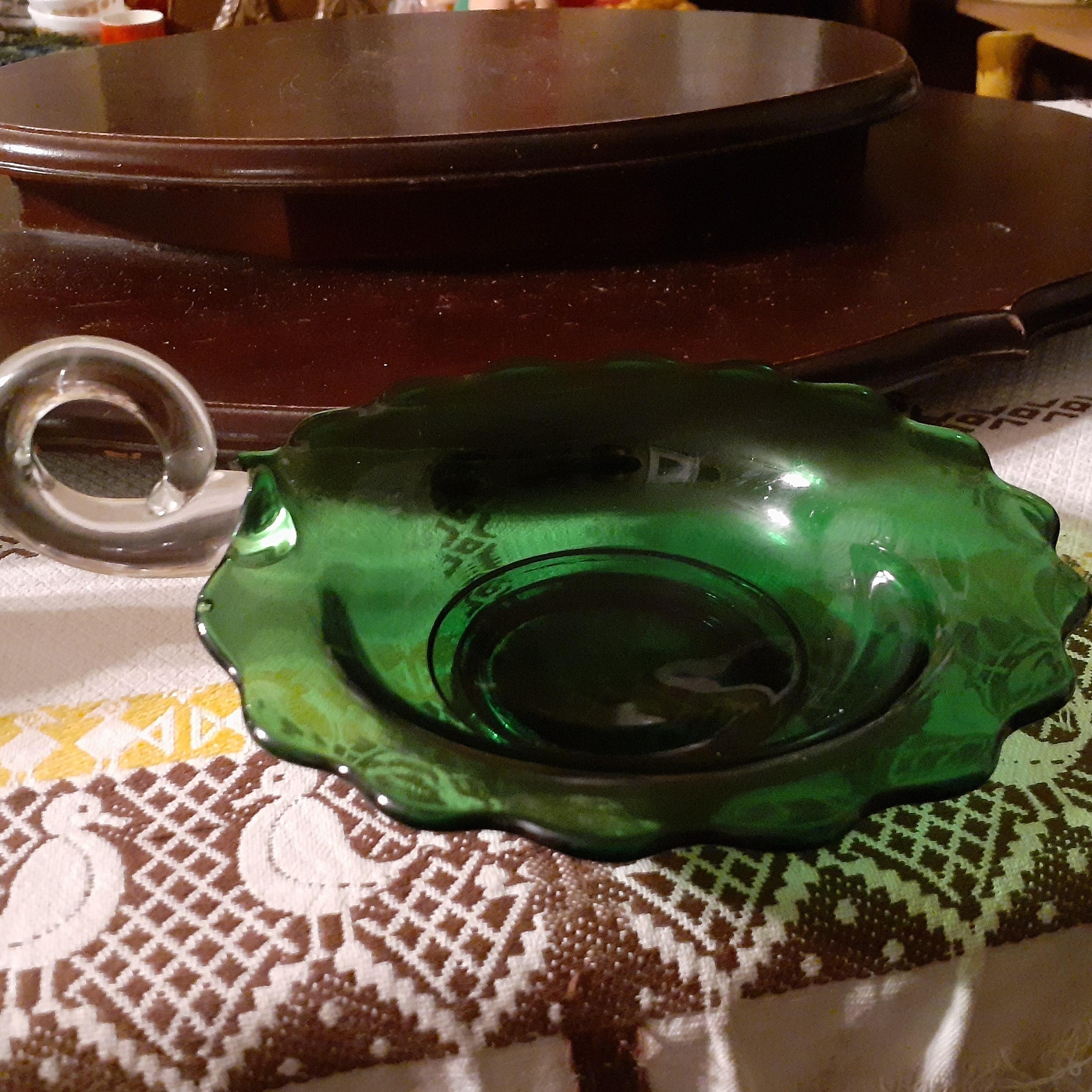 Emerald Green Nappy Dish