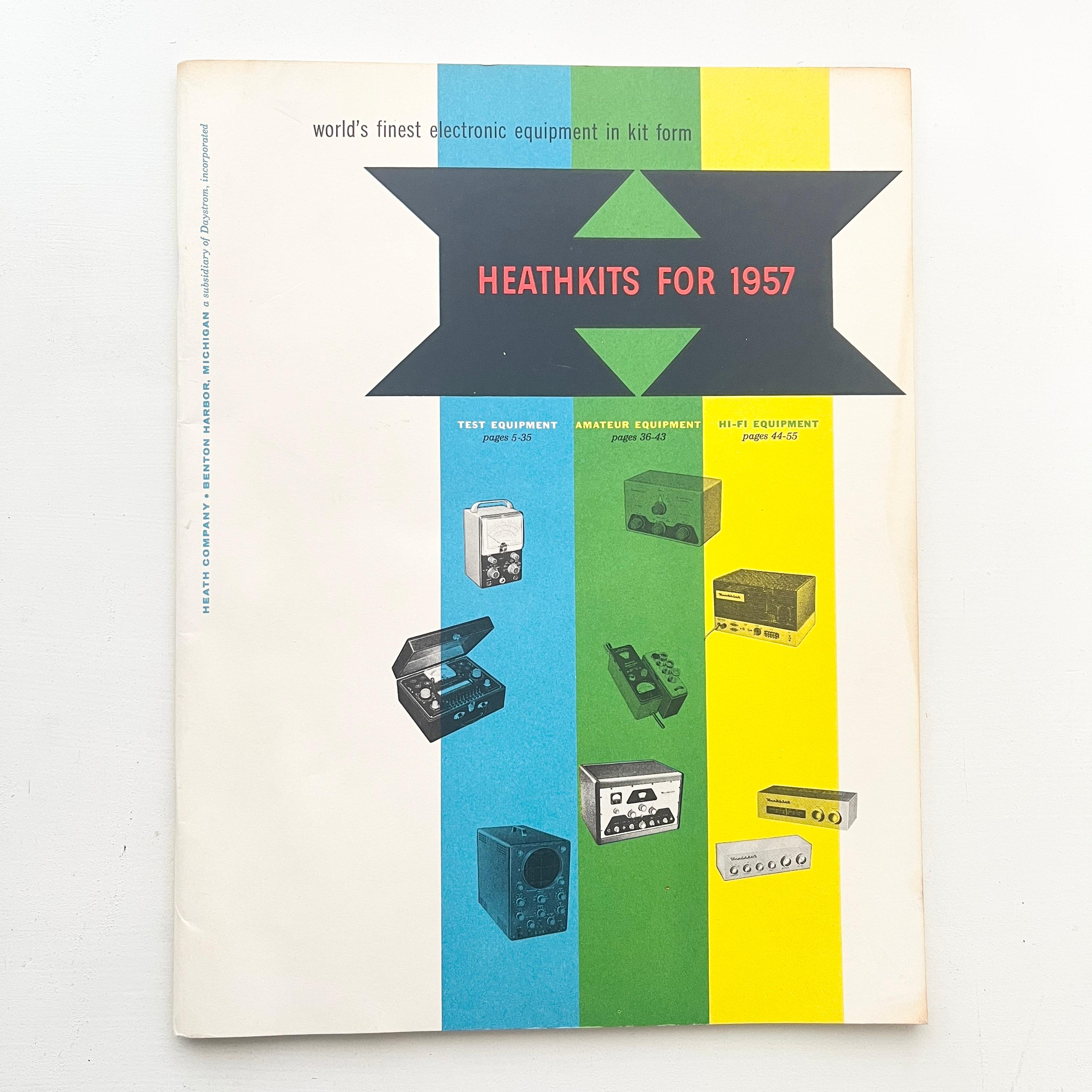 Heathkit Catalog 1957 Hi Fi Stereo Radio Receiver Electronic Equipment Vtg 1950s