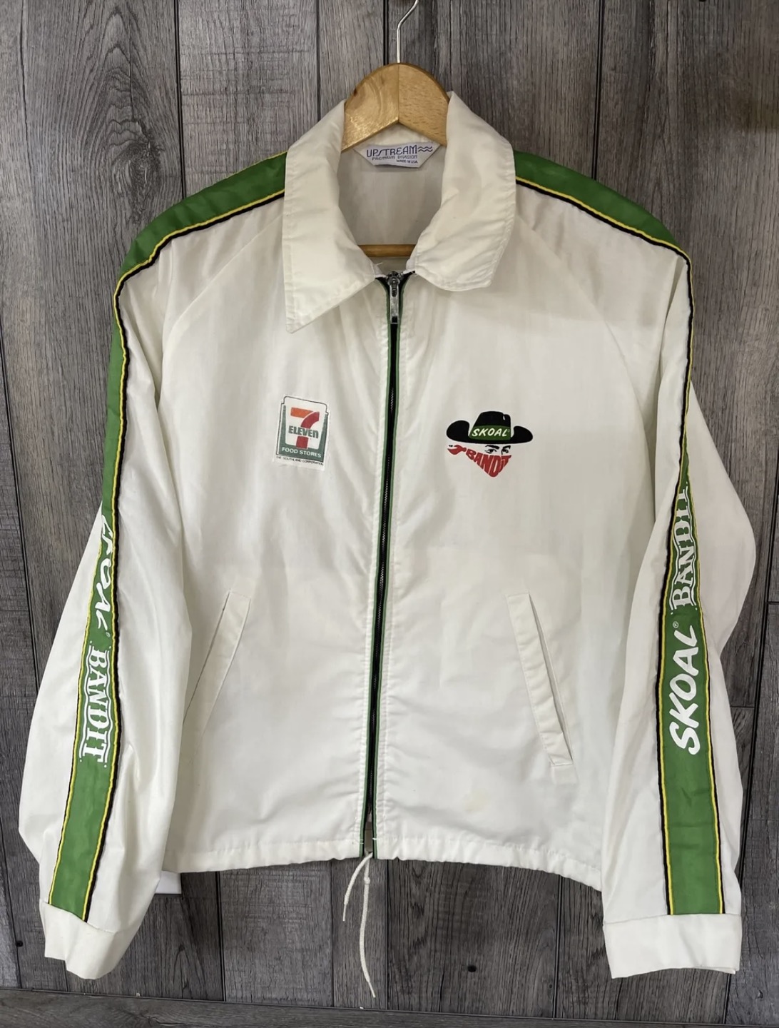 Vintage Mint Skoal Bandit Harry Gant Team 7-Eleven Racing NASCAR Jacket ...