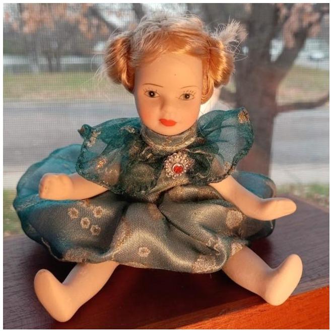 Dolly. Painted Face, Moveable Arms and Legs. Fixed Head. See Photos ...