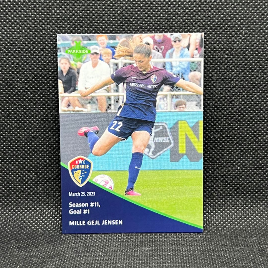 Mille Gejl Jensen 2023 Parkside NWSL Pronto #1 Soccer Card