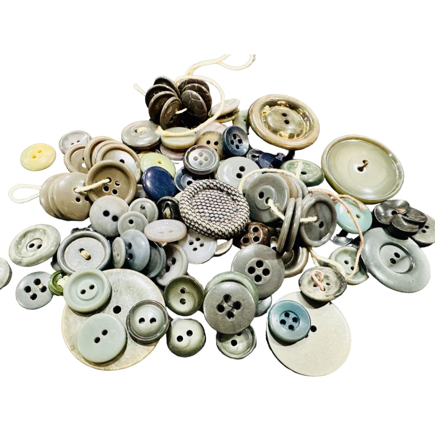 Gray - Vintage Button Bundles! Sewing|Arts &Crafts|Button Jar