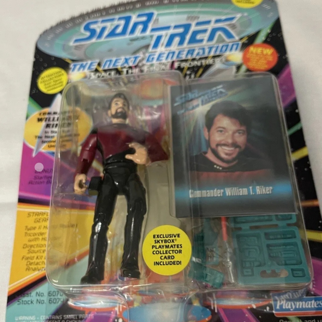Star Trek The Next Generation Commander William T. Riker VTG 1992 ...