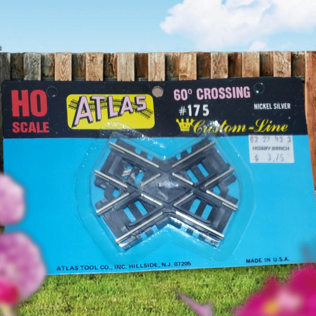 Vintage Atlas HO Scale 60 Degree Crossing #175 Custom-Line NICKEL ...
