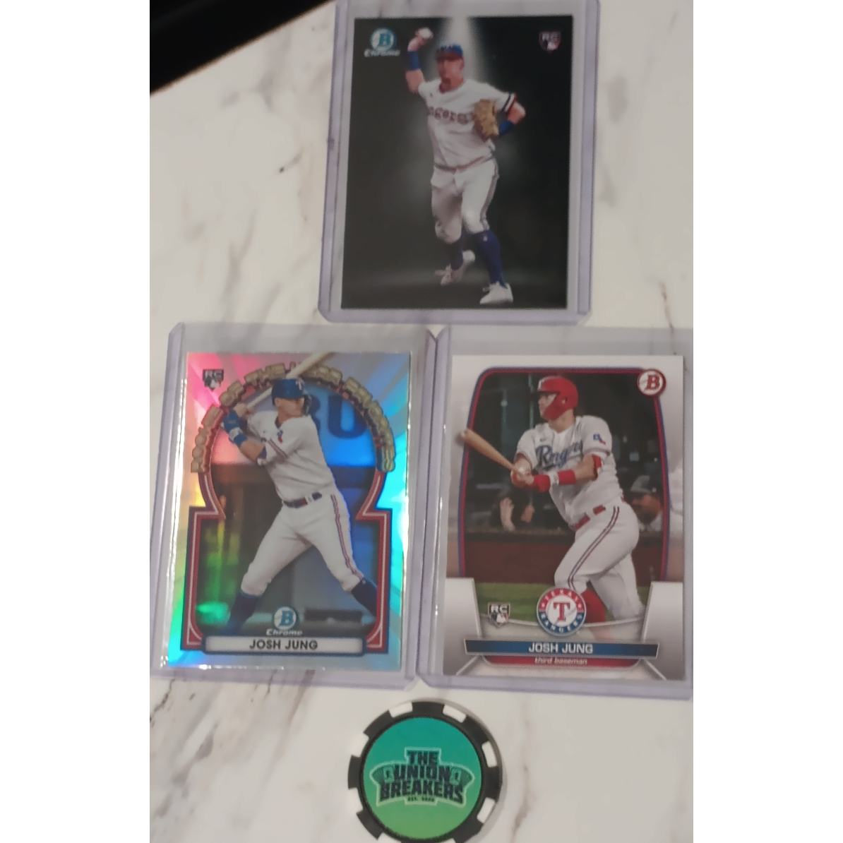 Josh Jung Rookie Card Bundle - Texas Rangers