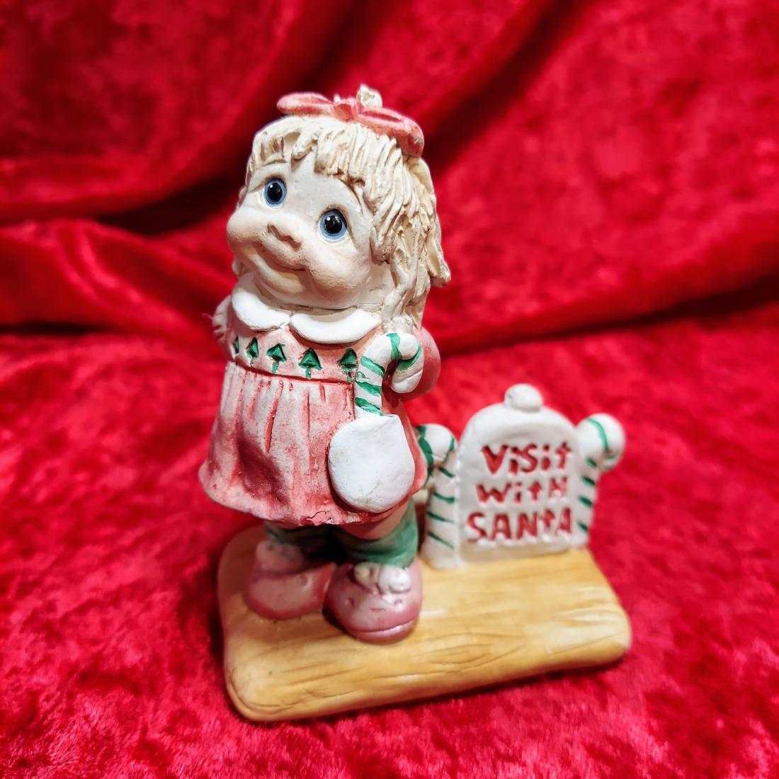 Dreamsicles 1996 "Please Santa" Figurine DK023 - Visit with Santa ...