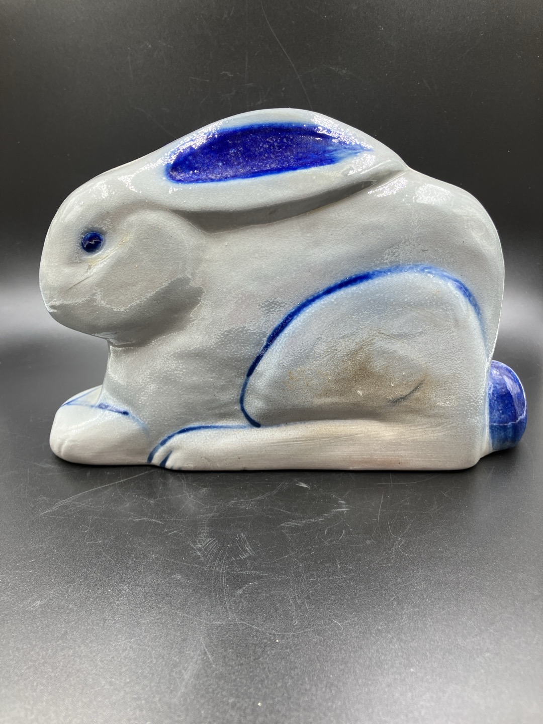 Eldreth Pottery Salt Glaze Bunny Signed By Dave Eldreth, 2007