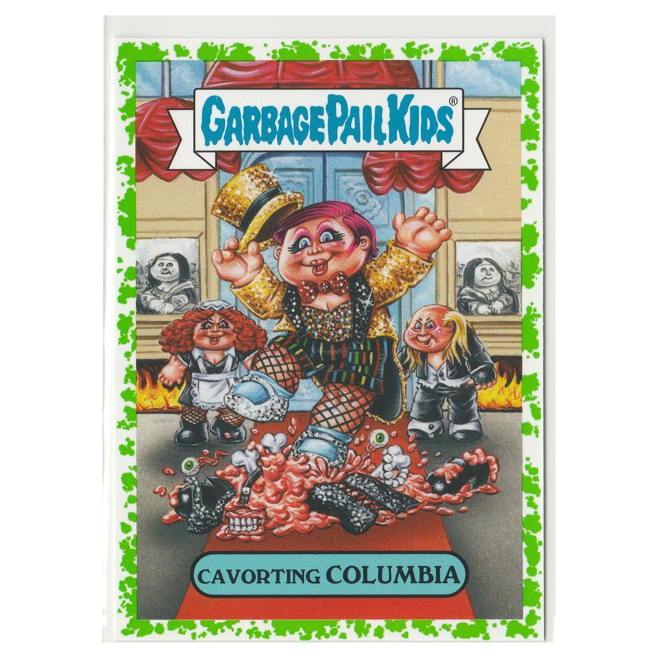 Garbage Pail Kids Cavorting Columbia Cult Horror Sticker #13b of 20 ...