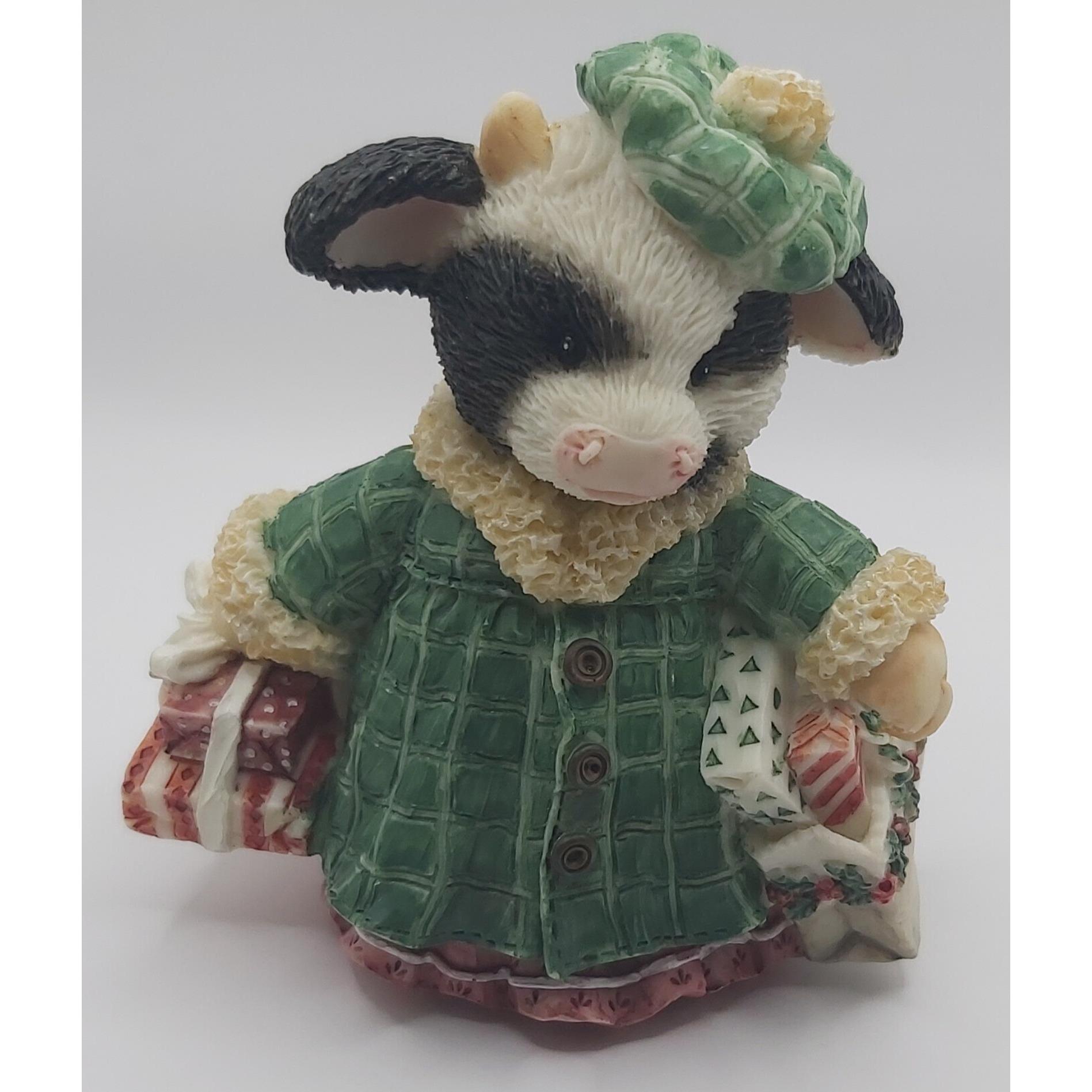 1994 Enesco Mary Moo Moos "Shop Til The Cows Come Home."