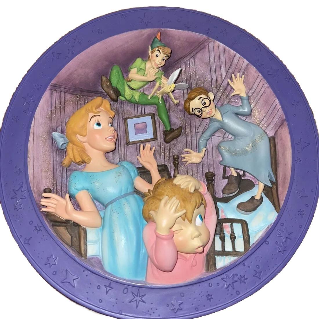 Disney Peter Pan Faith,Trust &Pixie Dust Collectible 3D Relief Plate L ...