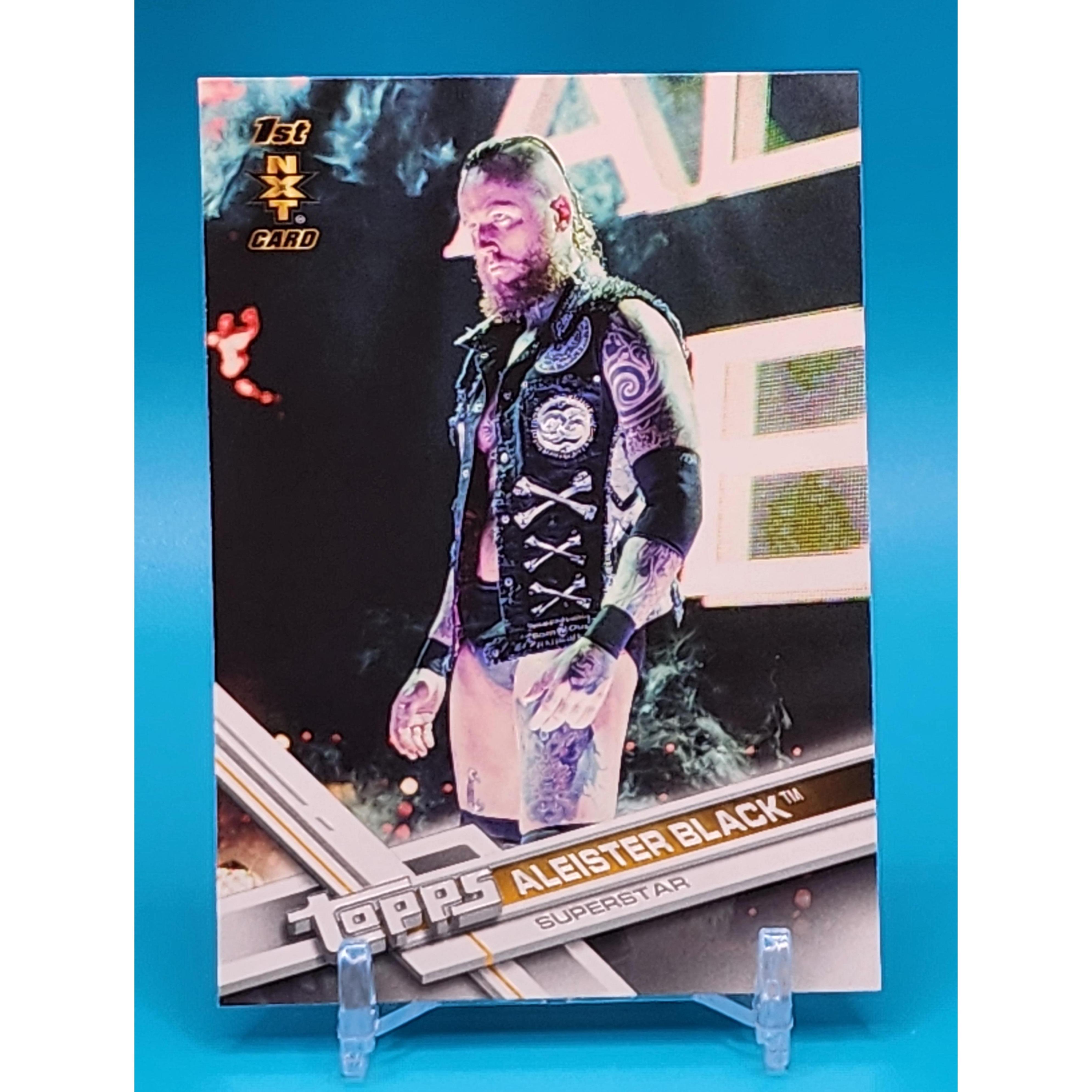 Aleister / Malakai Black 2017 Topps Then Now Forever 1st NXT Card