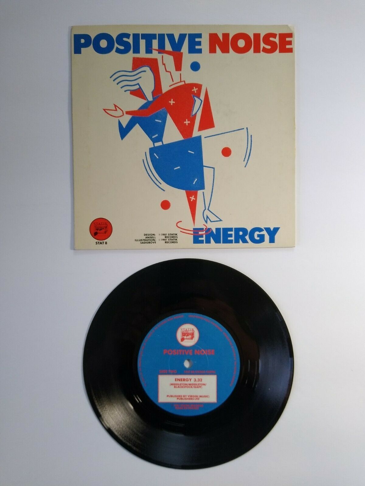 Positive Noise Positive Negative 7" Record UK Synth-Pop New Wave 1981 ...