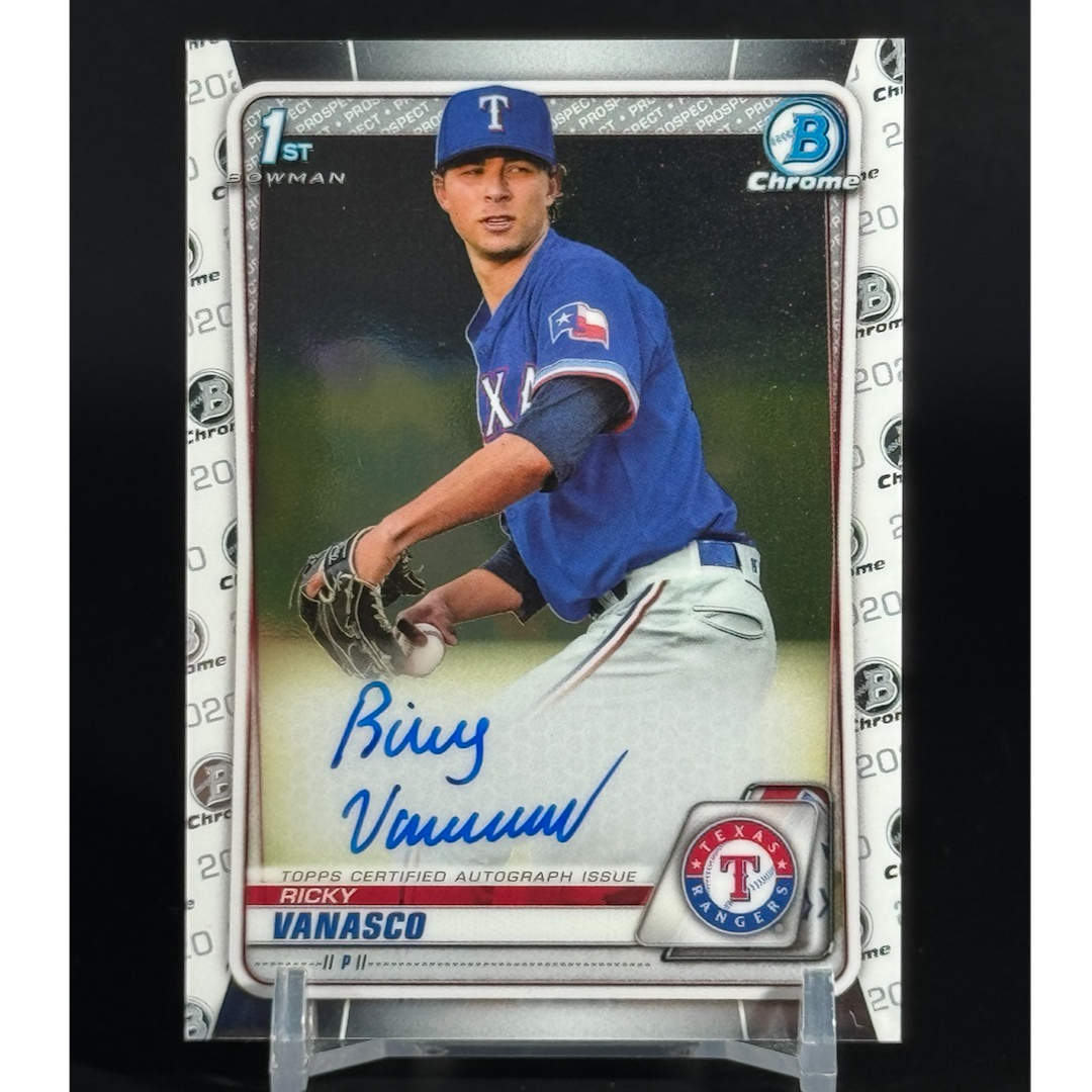 Ricky Vanasco Auto - Texas Rangers