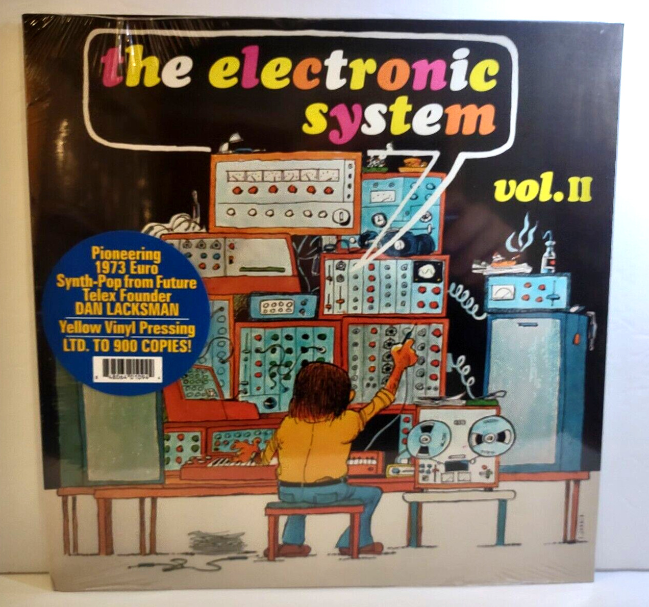 The Electronic System Dan Lacksman Vinyl LP Record Sealed Yellow Synth ...