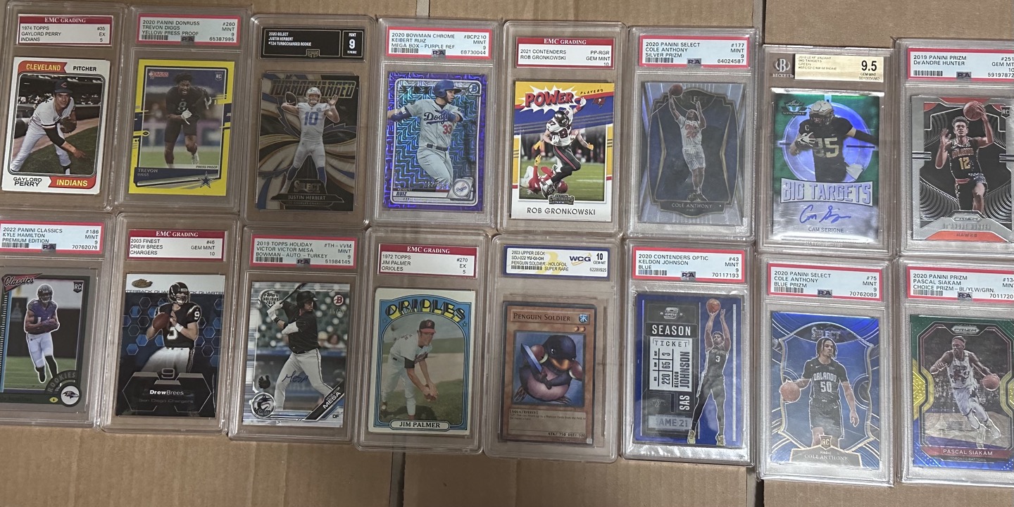 16 Various Graded Cards