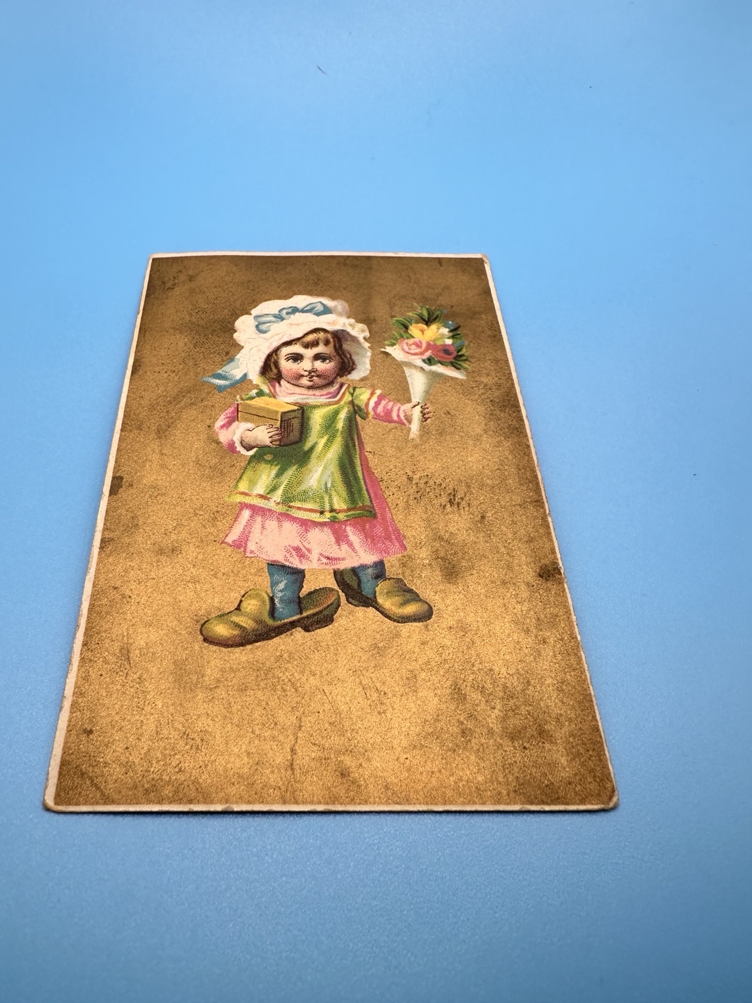 Antique French Chromo Advertising Trade Card For Ladies And Childrens ...