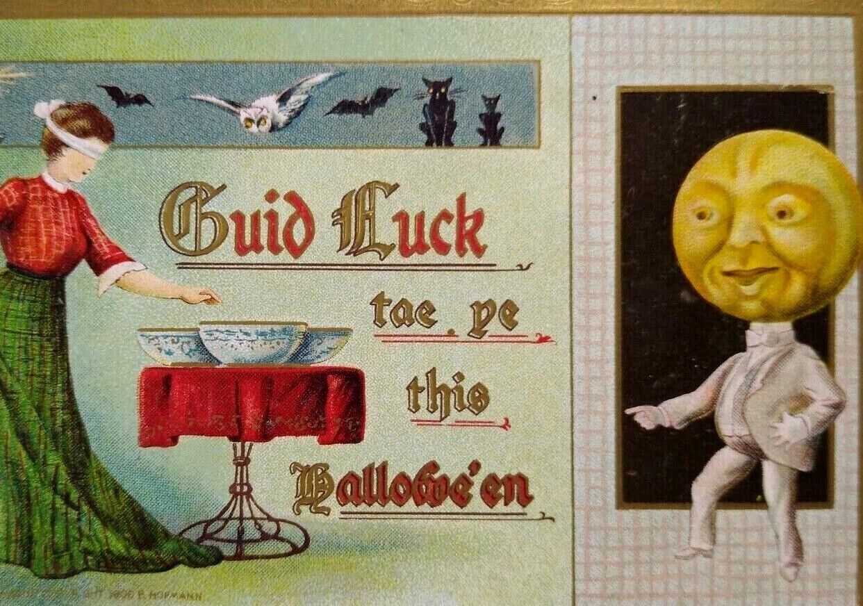 Halloween Postcard 1909 Dressed Goblin Fantasy Anthropomorphic 2097 ...