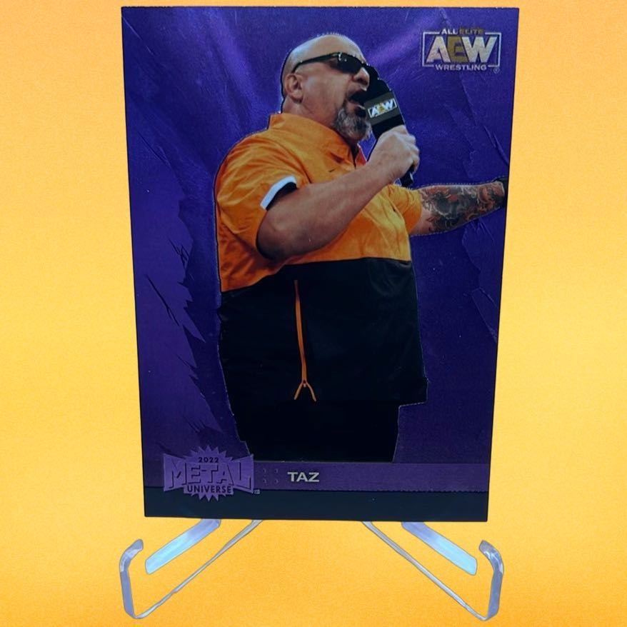 2022 UD AEW Metal Universe TAZ Purple Spectrum Parallel #74 /199