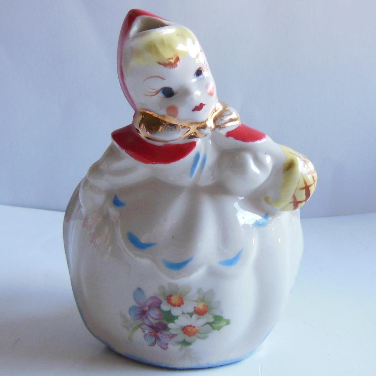 Vintage Ceramic Little Red Riding Hood Creamer By Hull. This is the ...