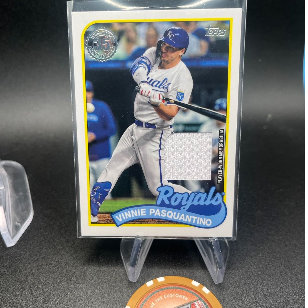 Vinnie Pasquantino Player Worn Material 2024 Topps Kansas City Royals
