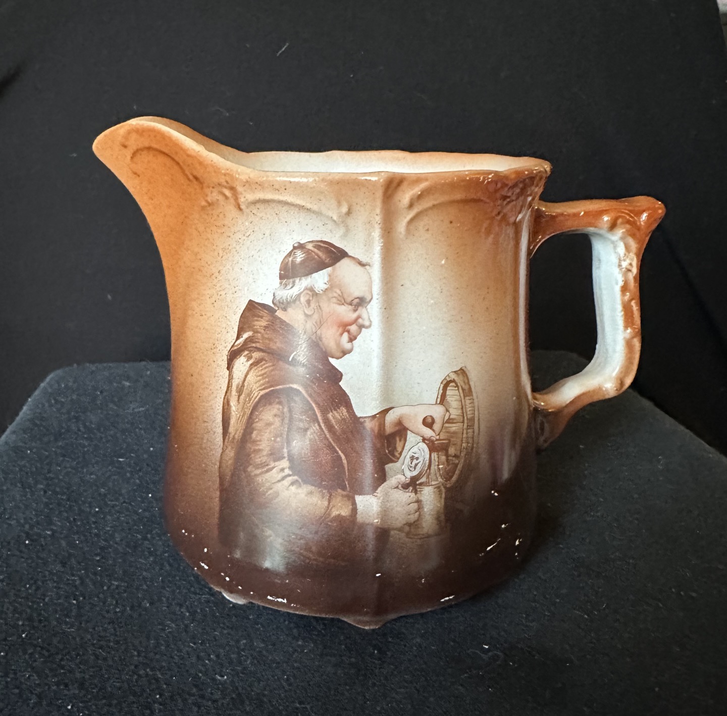 Vintage German Monk Pitcher