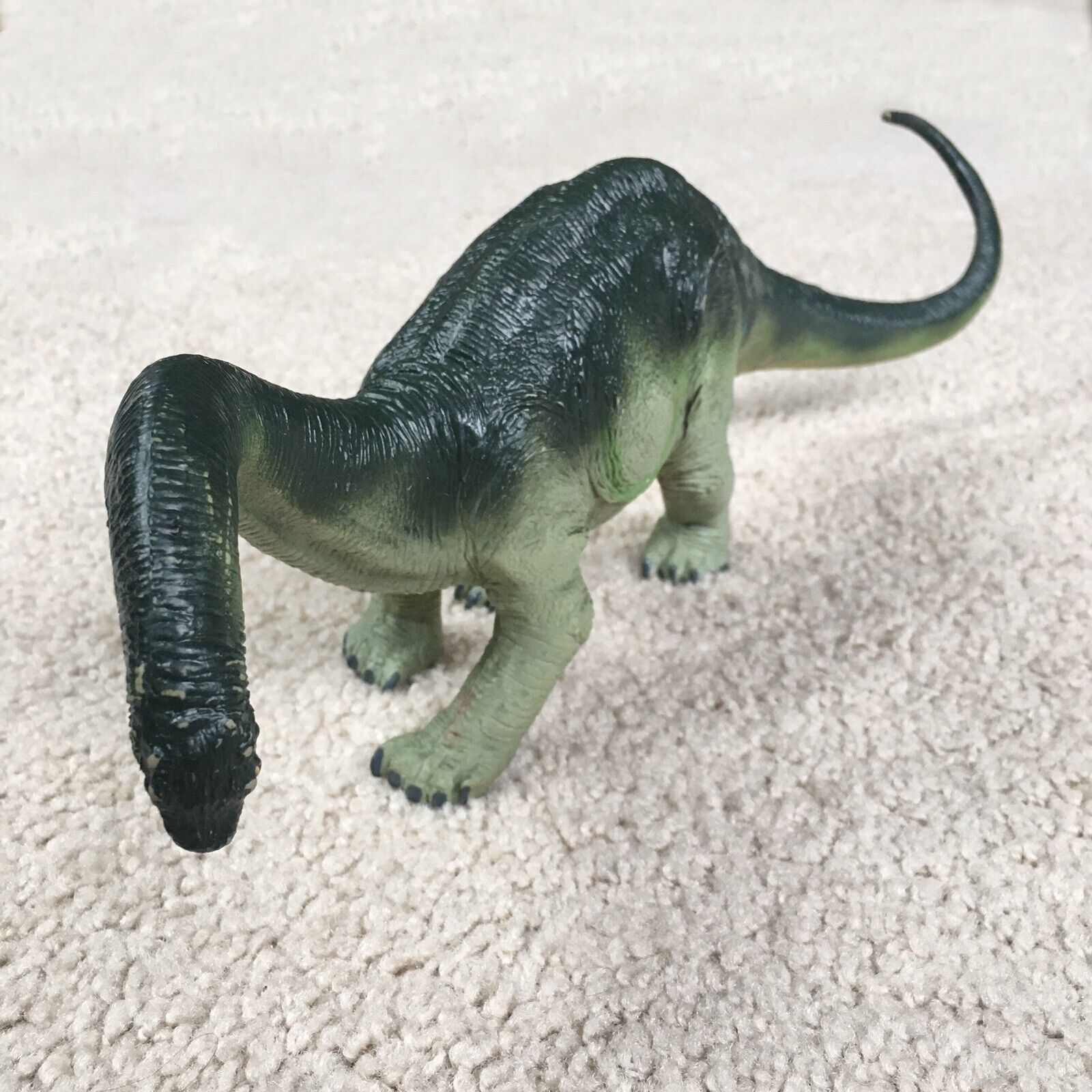 Vintage 1988 Carnegie Safari APATOSAURUS 16” Dinosaur Toy - Brontosaurus