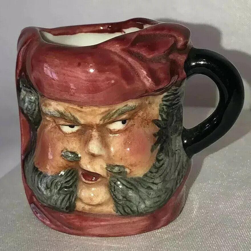 Rare 1982 Franklin Mint Porcelain Miniature Toby Mug / Figurine Falstaff
