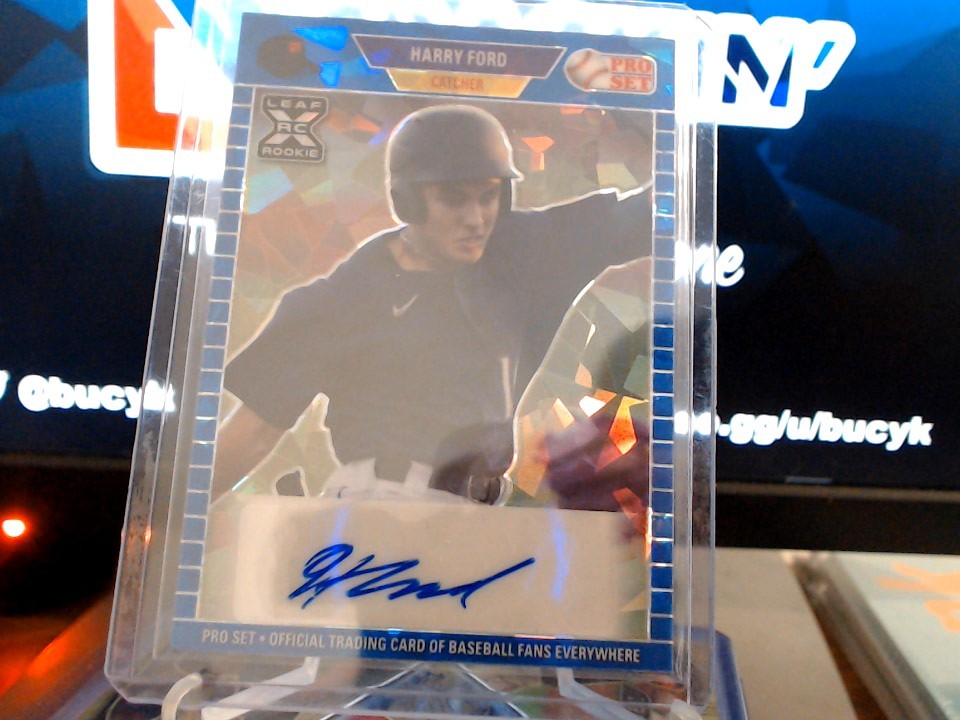 Harry Ford Seattle Mariners 2021 Leaf Pro-Set Auto /25