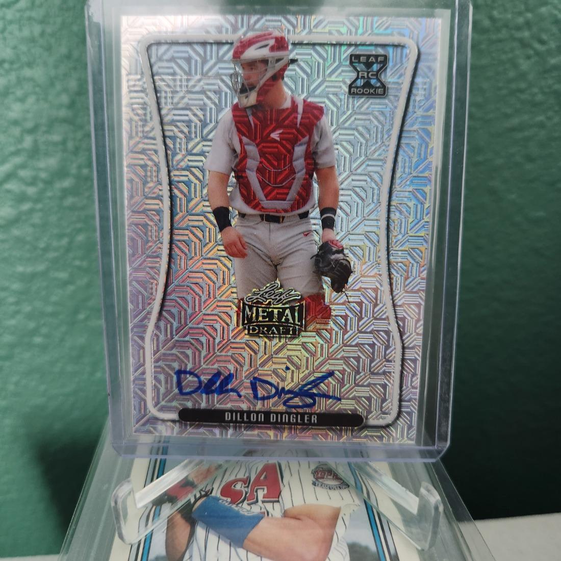 Dillon Dingler Detroit Tigers 2020Leaf Metal Draft Auto