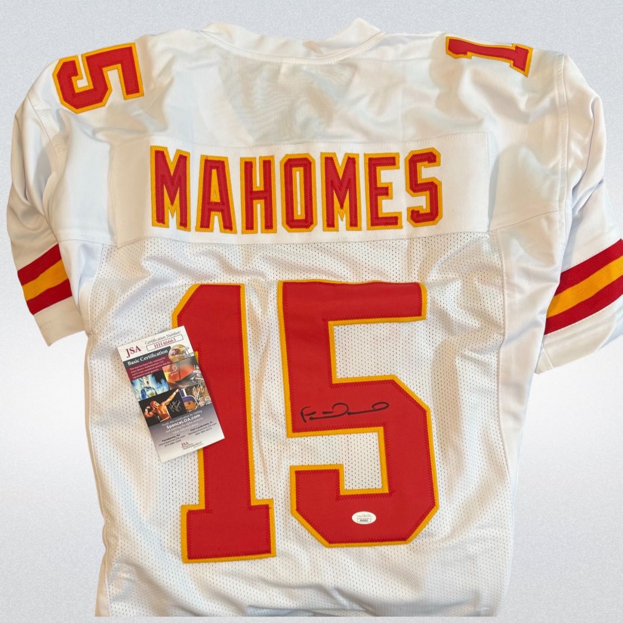 Patrick Mahomes Signed Jersey - Kansas City Chiefs