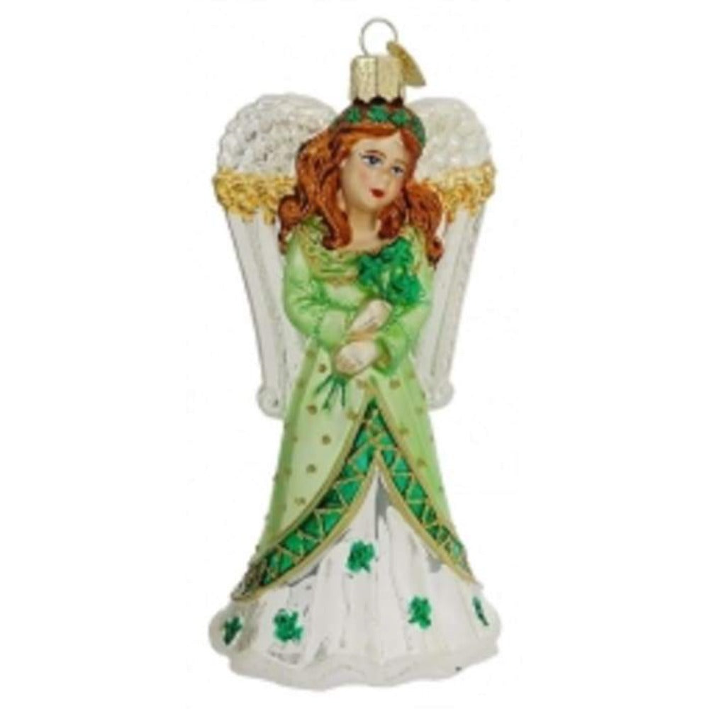 St Patrick Irish Angel Ornament 10218