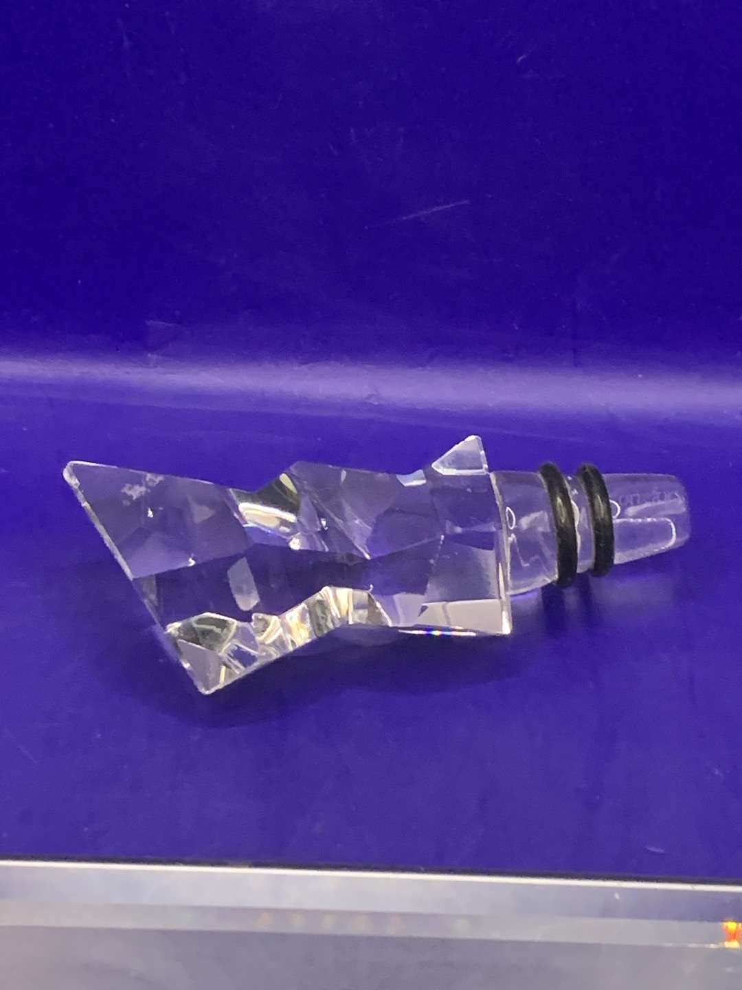 Orrefors Crystal Glass Stopper Contemporary Shape