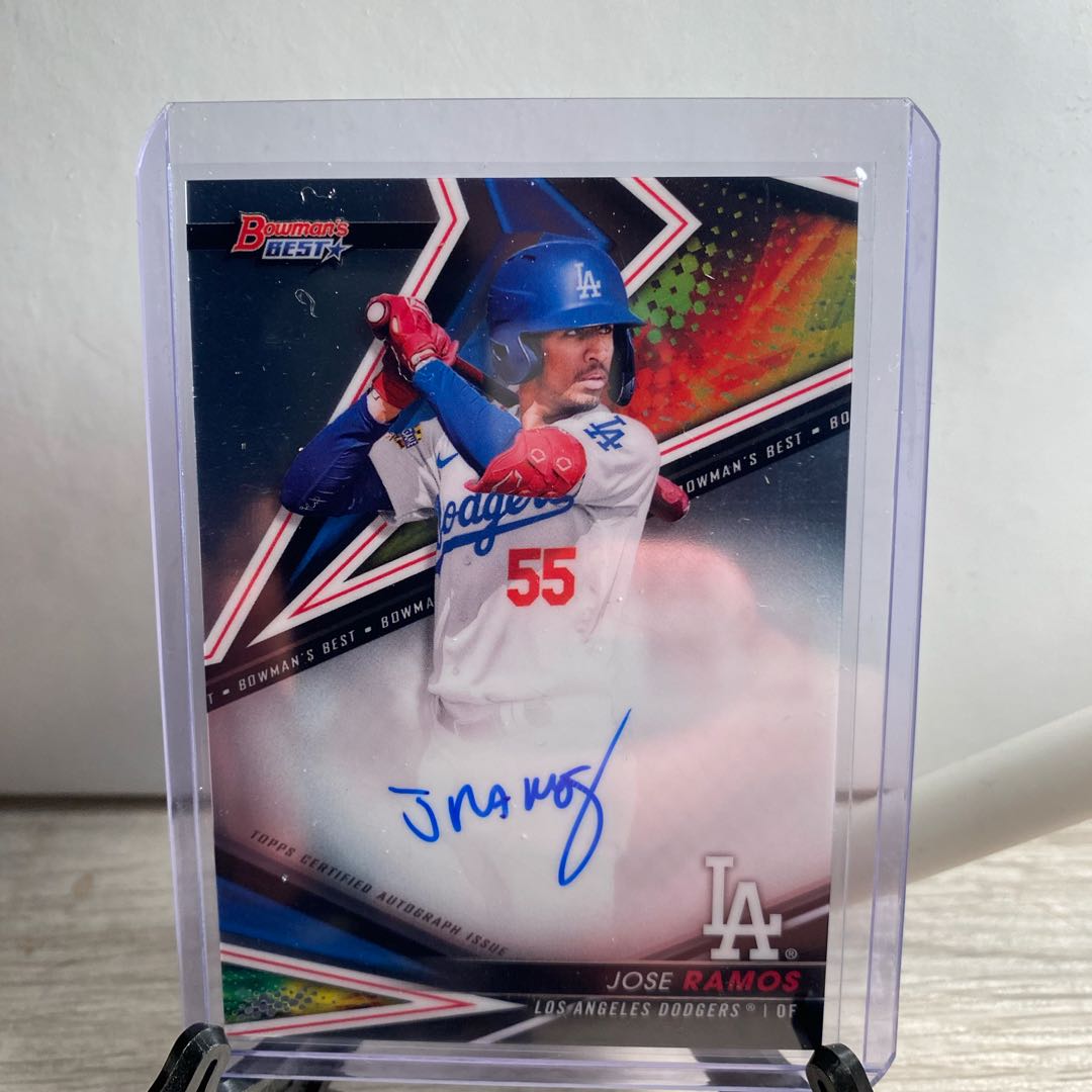22 Bowman’s Best Jose Ramos LOT Auto And UFO